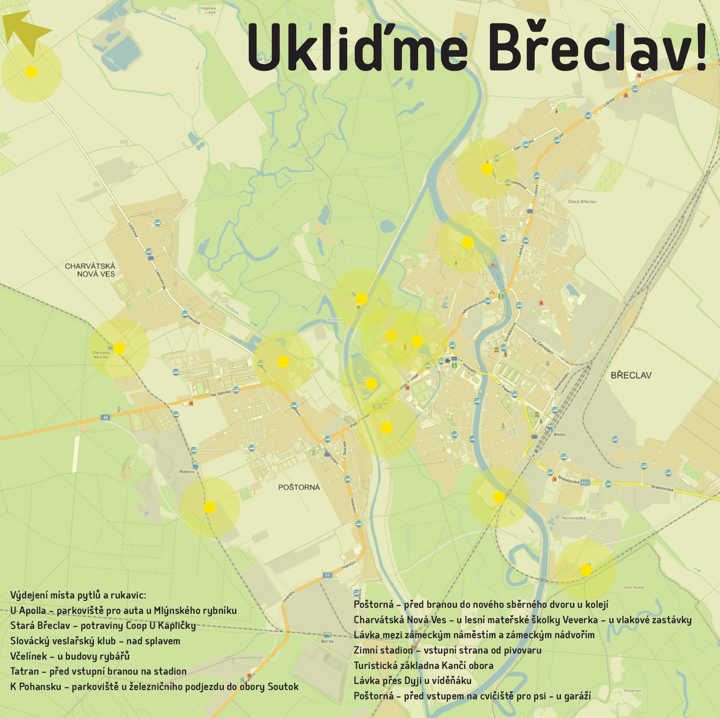 Ukliďme Břeclav 2023 – Hnutí Brontosaurus